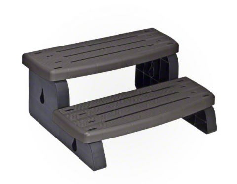 Hot Tub Steps - Graphite - Hot Tubs At Home